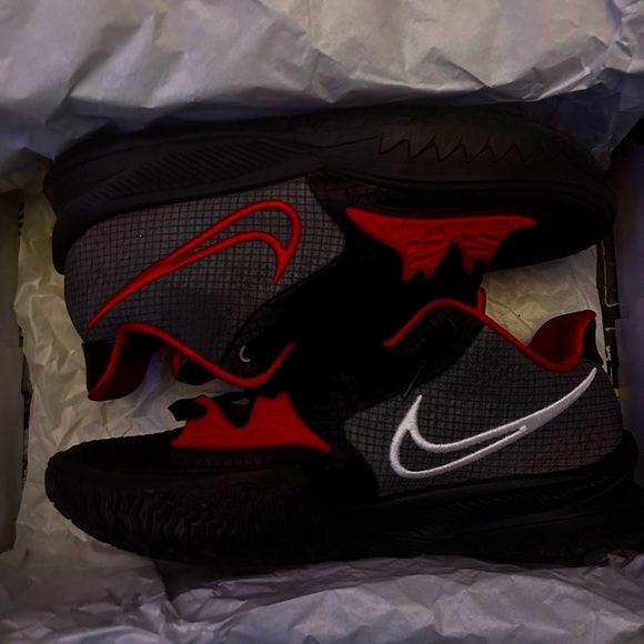 Nike | Shoes | Kyrie Low 4 Black And Red | Poshmark